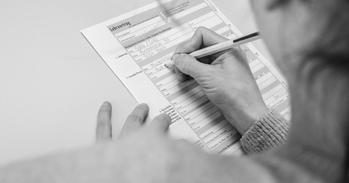 Lehrvertrag von A-Z | berufsbildung.ch